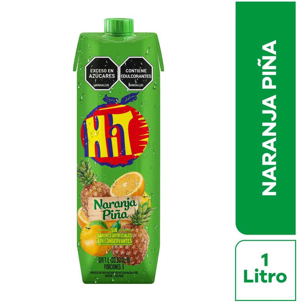 Jugo Hit Naranja Pina Tetra Pack / Hit Orange Pineapple TetraPack 1LT – selotengo.com.au